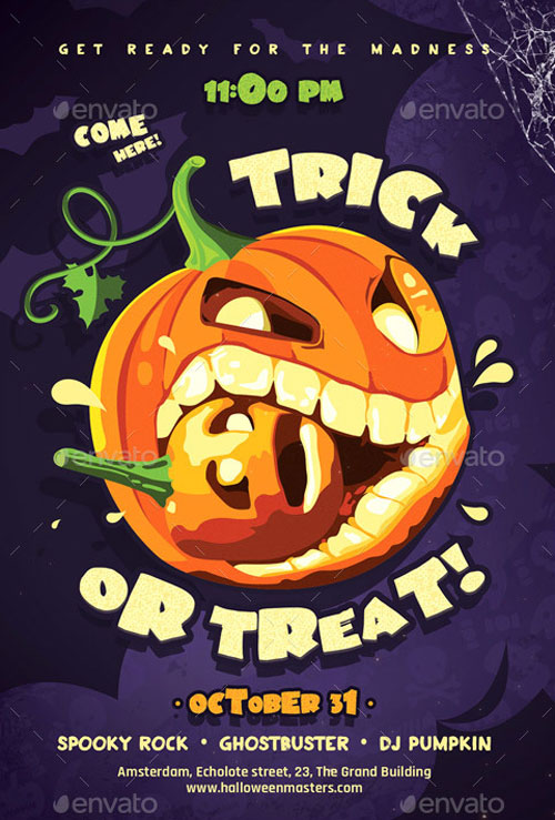 Download The Trick Or Treat Halloween Flyer Template For Photoshop