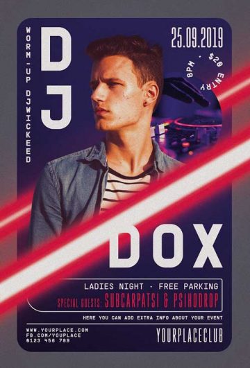 Download the Best DJ Flyer Party and Club Templates for Photoshop